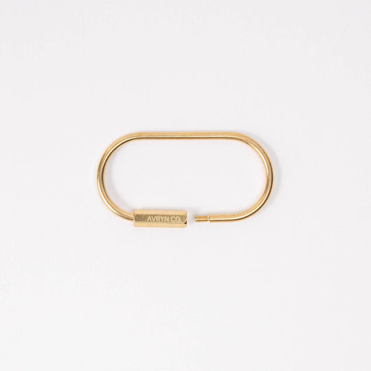 Oval Screw Lock Keyring – Avryn Co.