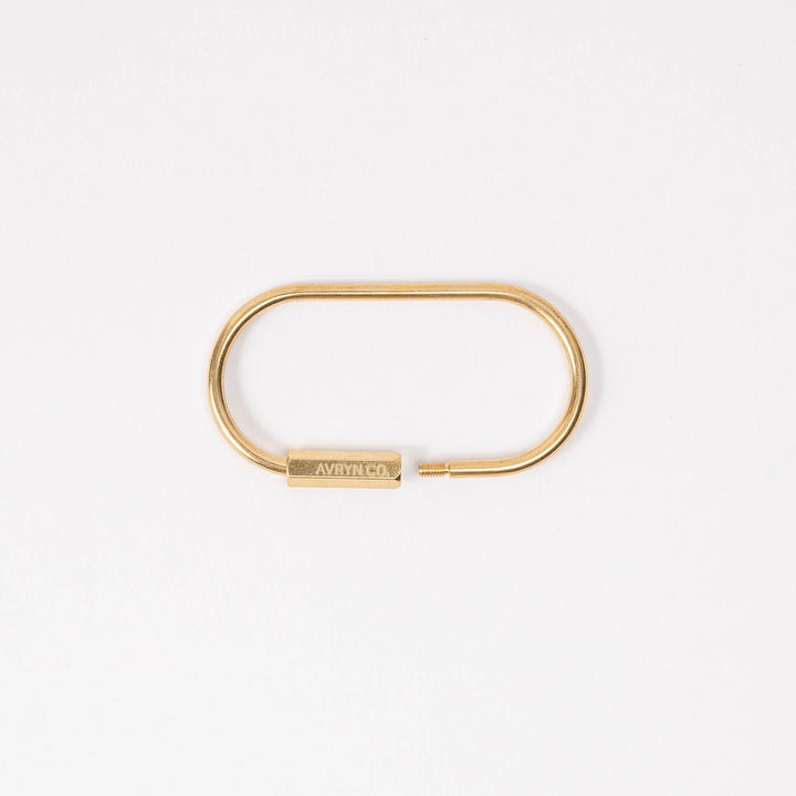 Oval Screw Lock Keyring – Avryn Co.