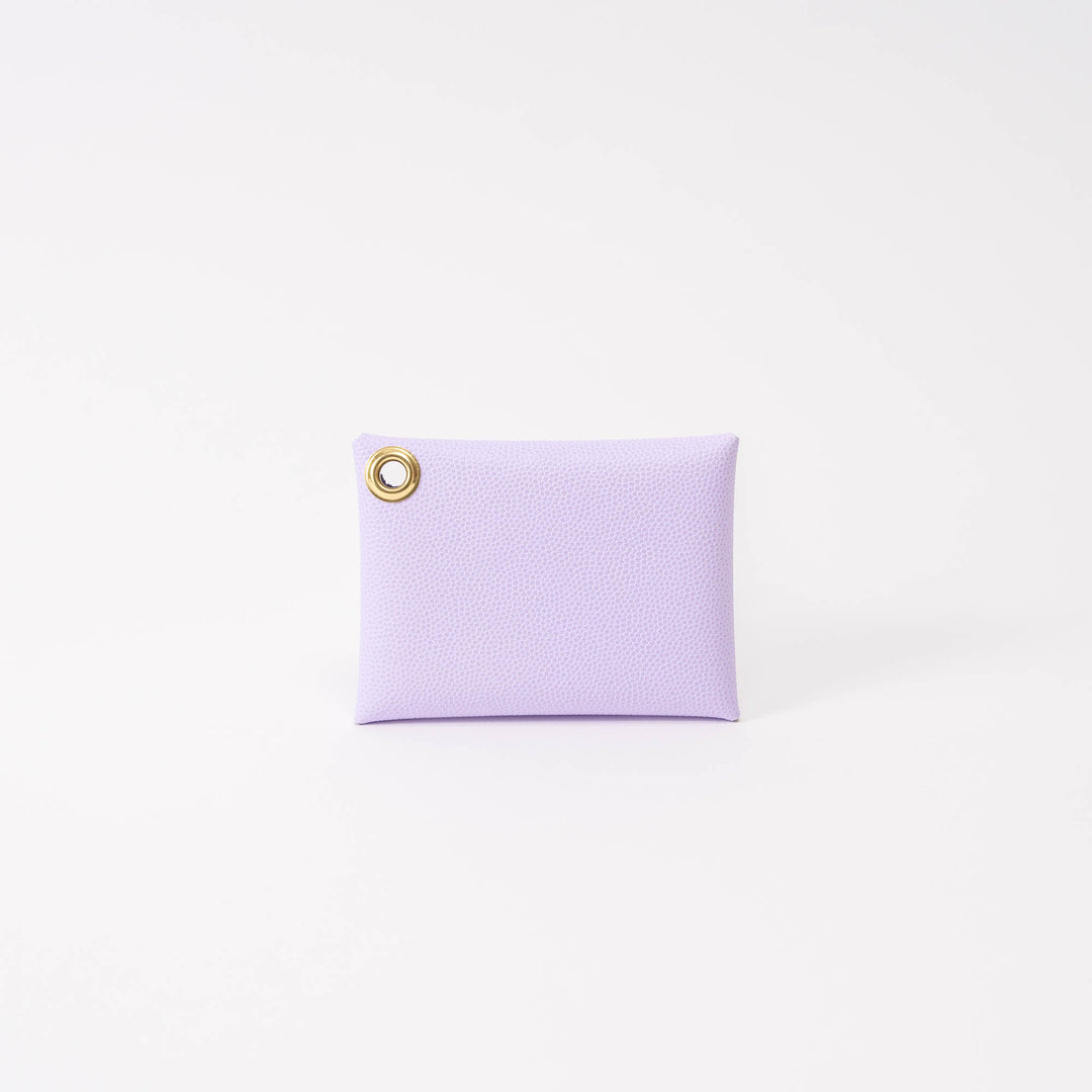 Lilac Purple French Leather Card Wallet | Avryn Co.
